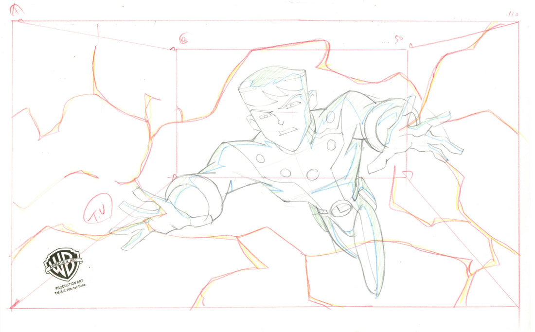 Legion of Super Heroes Original Production Drawing: Cosmic Boy ...