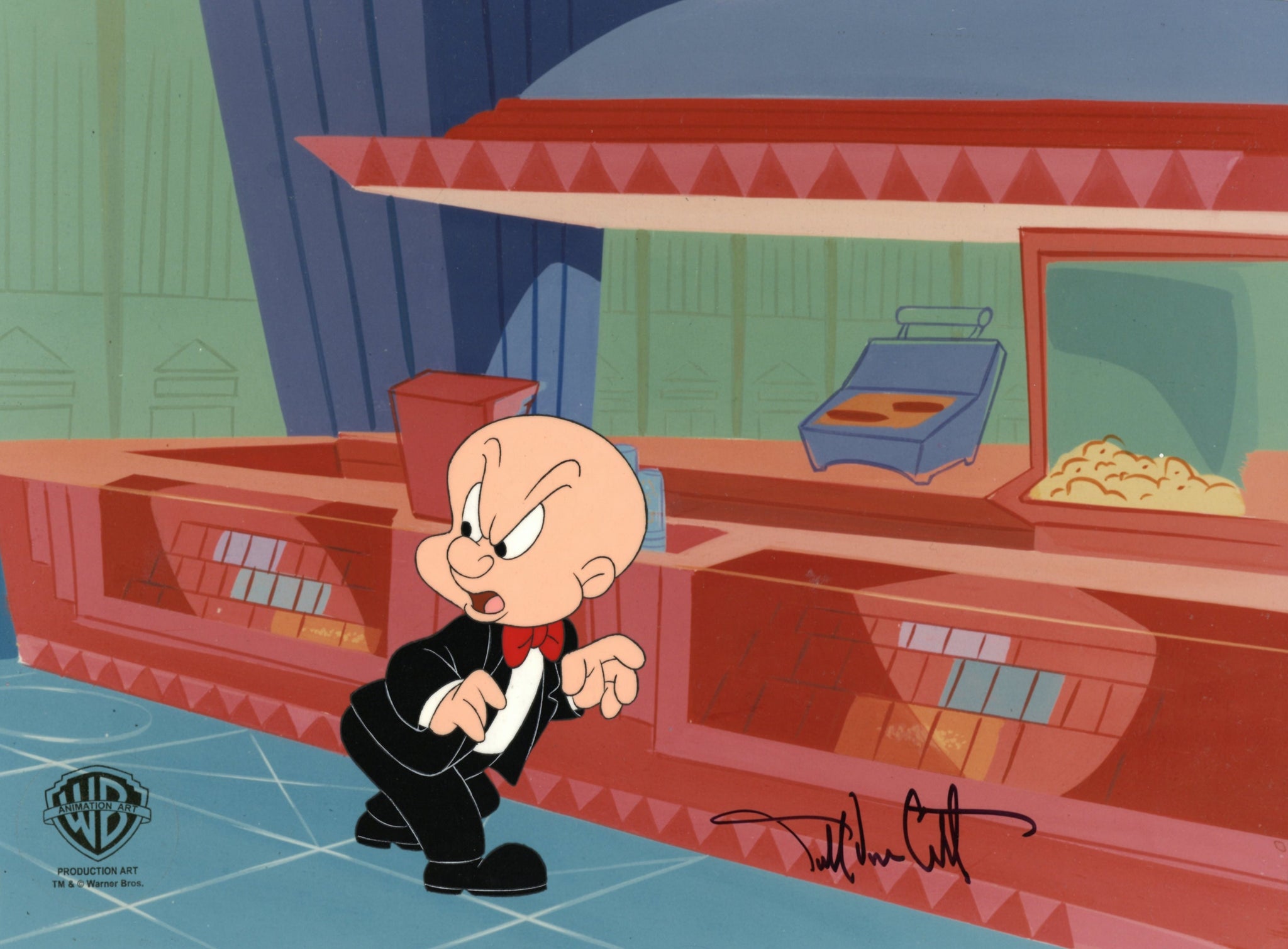 Box Office Bunny Original Production Cel Signed By Darrell Van Citters ...