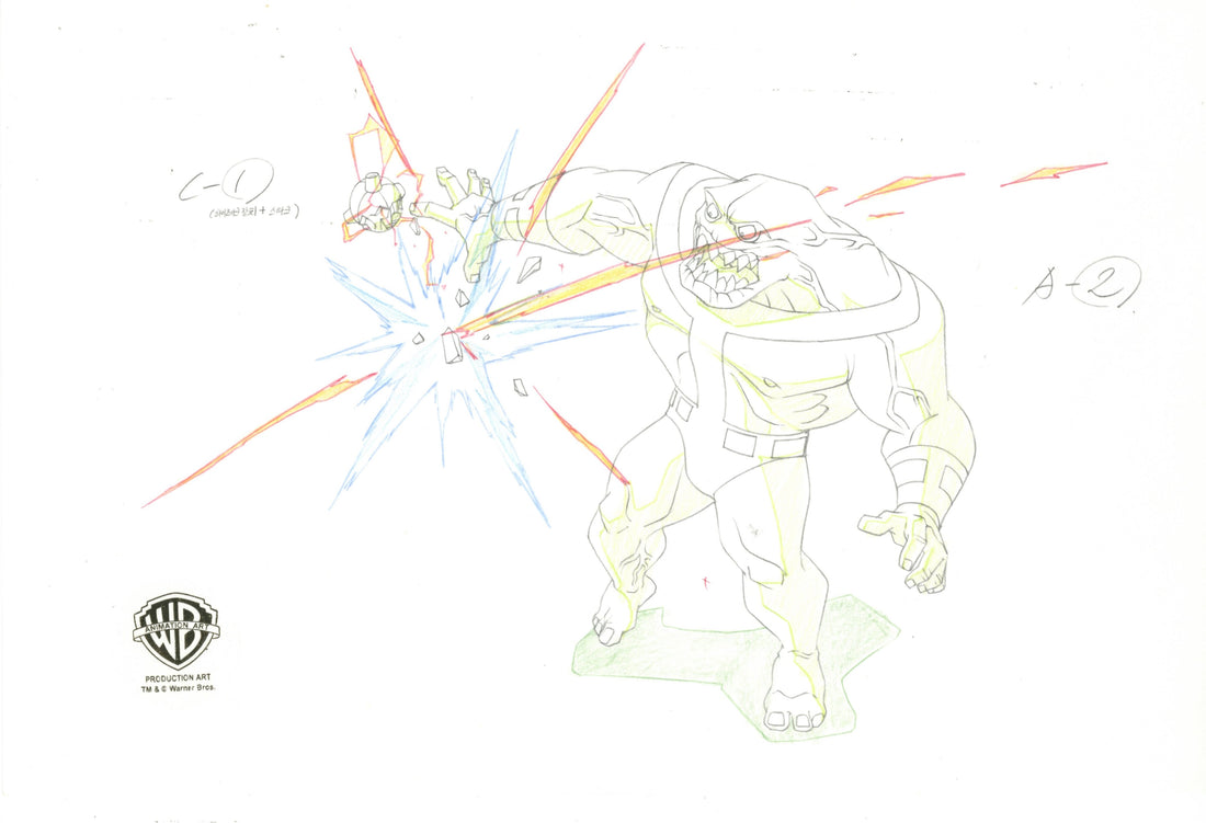 Justice League Unlimited Original Production Drawing: Parasite ...