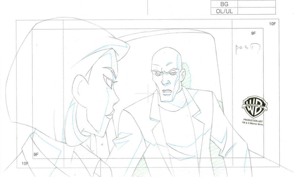 Superman Doomsday Original Production Drawing: Lex Luthor, Mercy ...