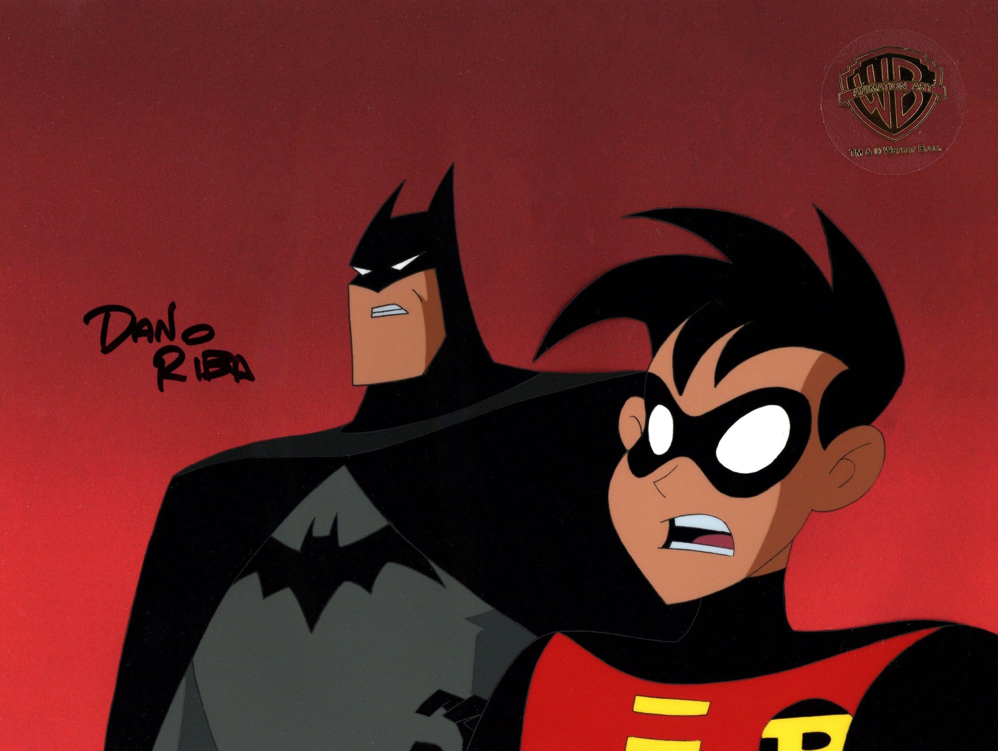 The New Batman Adventures Original Production Cel Signed by Dan Riba ...