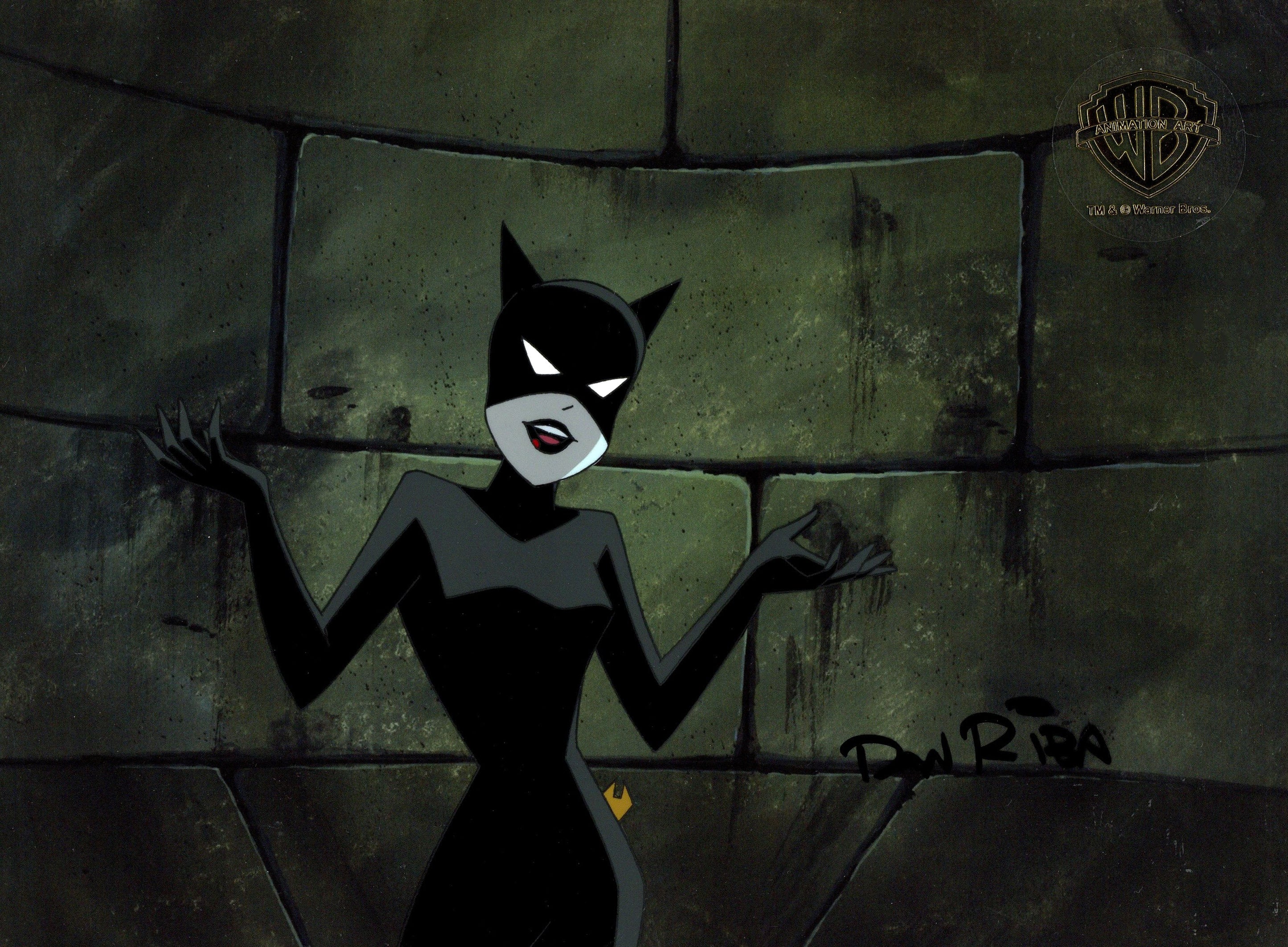 The New Batman Adventures Original Production Cel Signed by Dan Riba ...