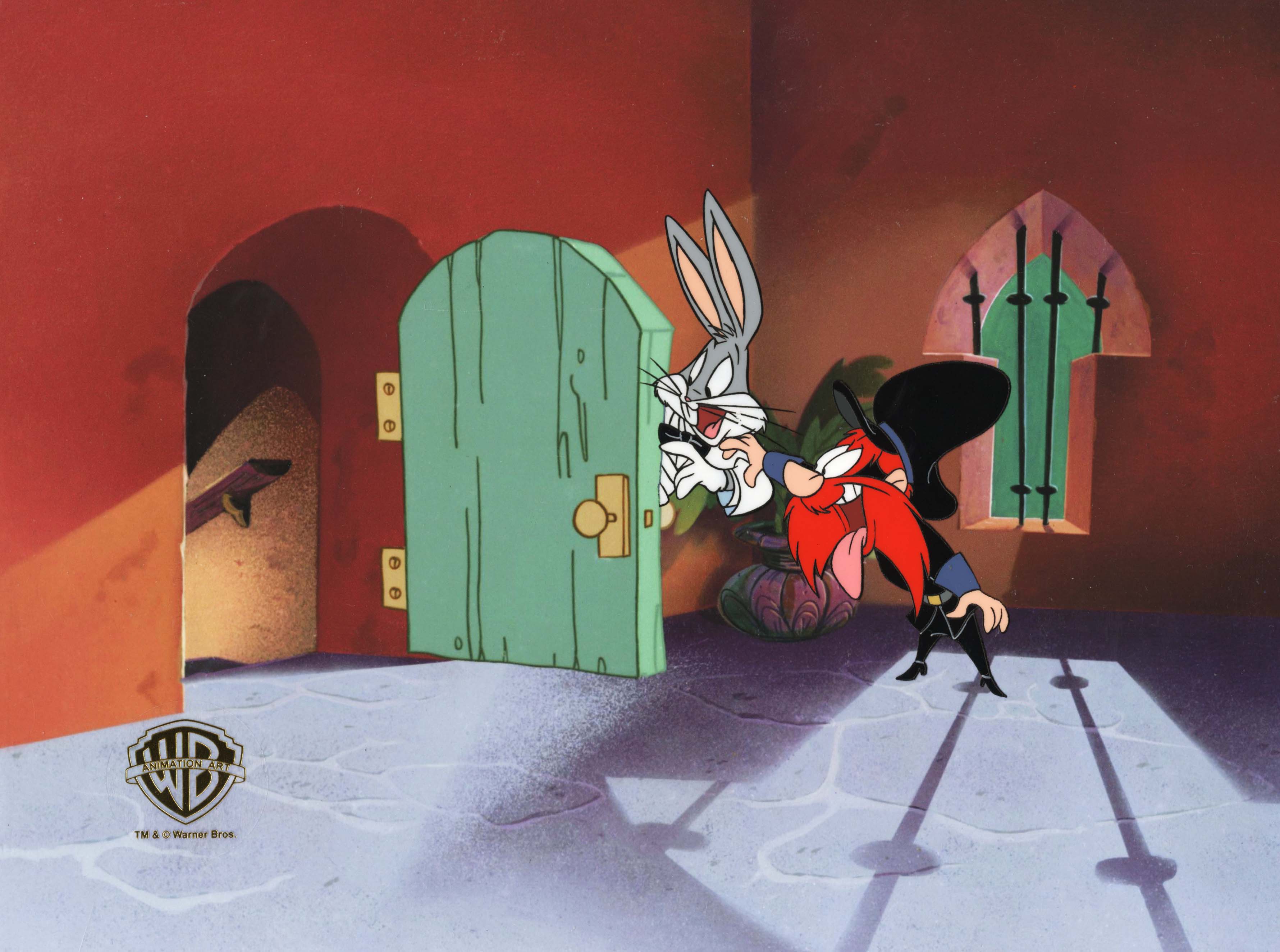 Carrotblanca Original Production Cel: Bugs, Yosemite – Clampett Studio