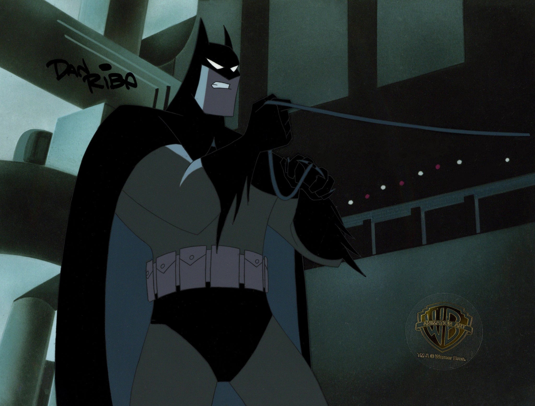 The New Batman Adventures Original Production Cel Signed by Dan Riba ...