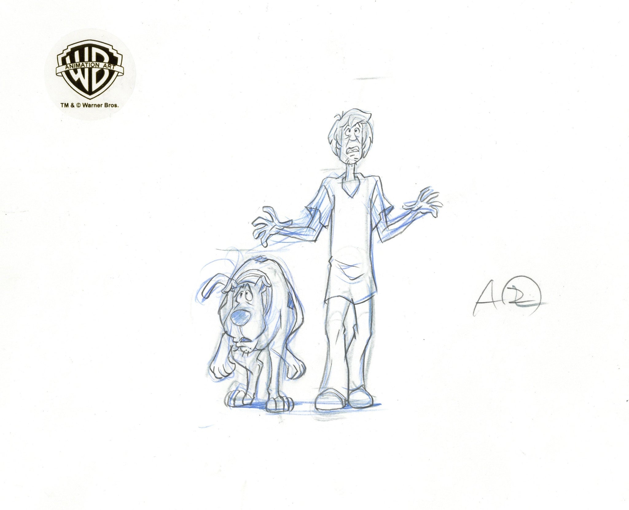 Scooby-Doo on Zombie Island Original Production Drawing: Scooby, Shagg ...