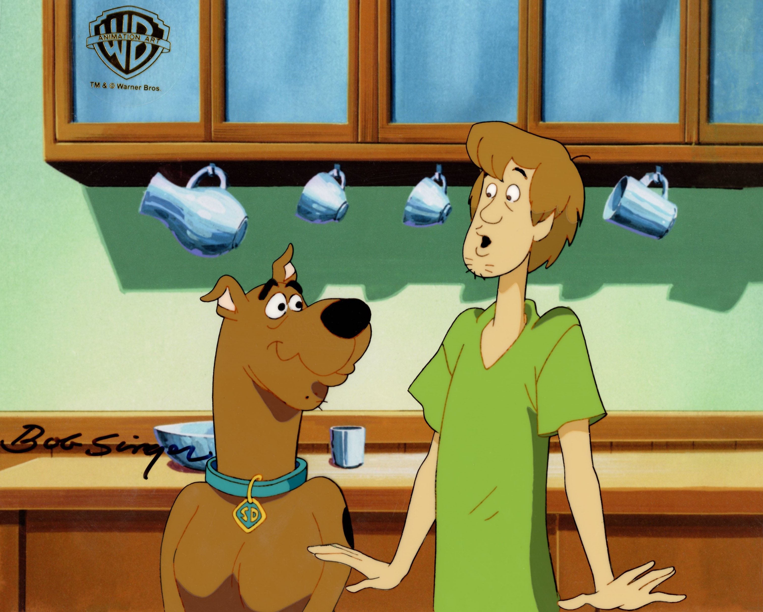 Scooby-Doo on Zombie Island Original Production Cel with Matching Draw ...