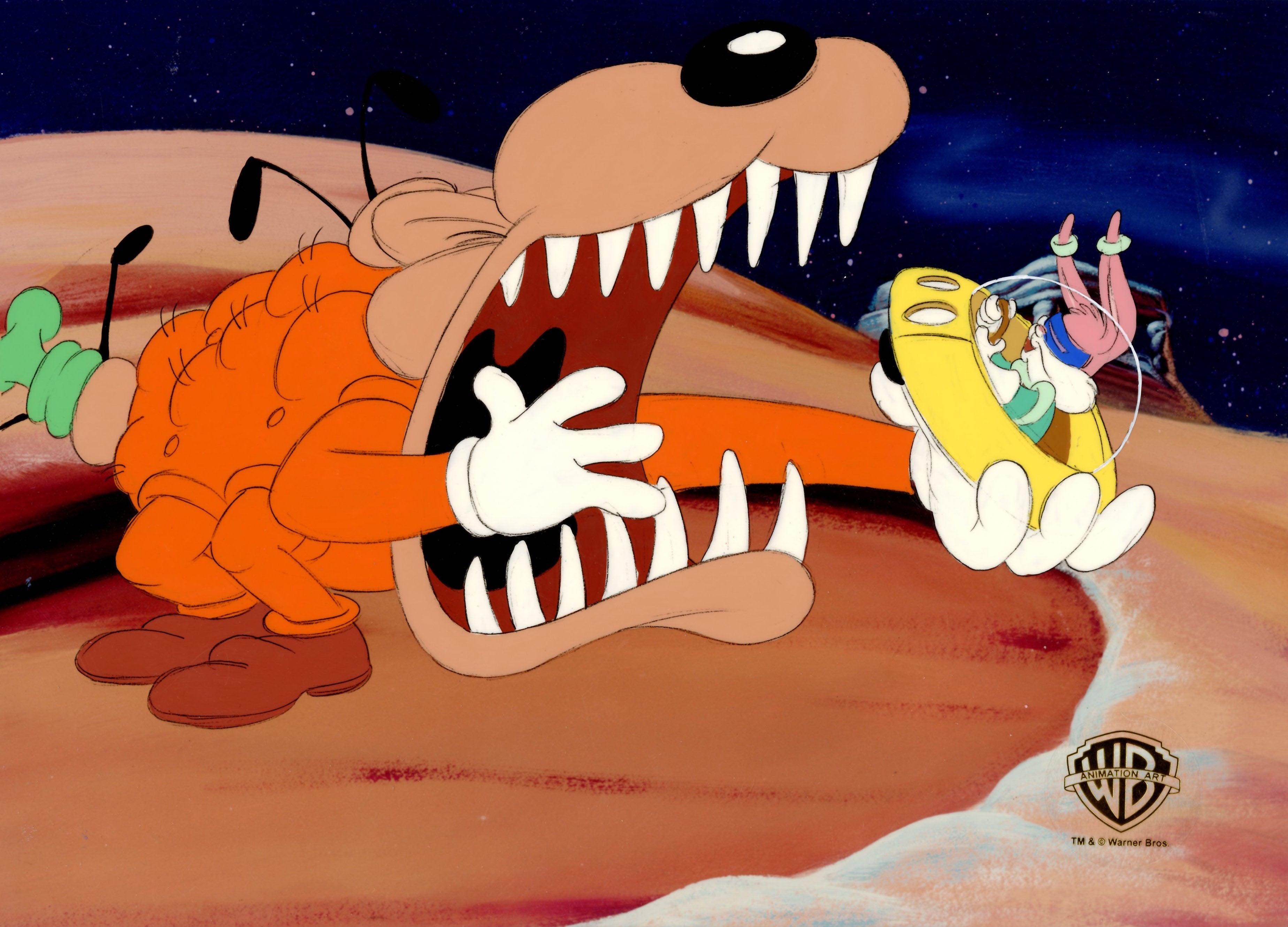 Tiny Toons Original Production Cel: Babs Bunny, Gooftar – Clampett Studio