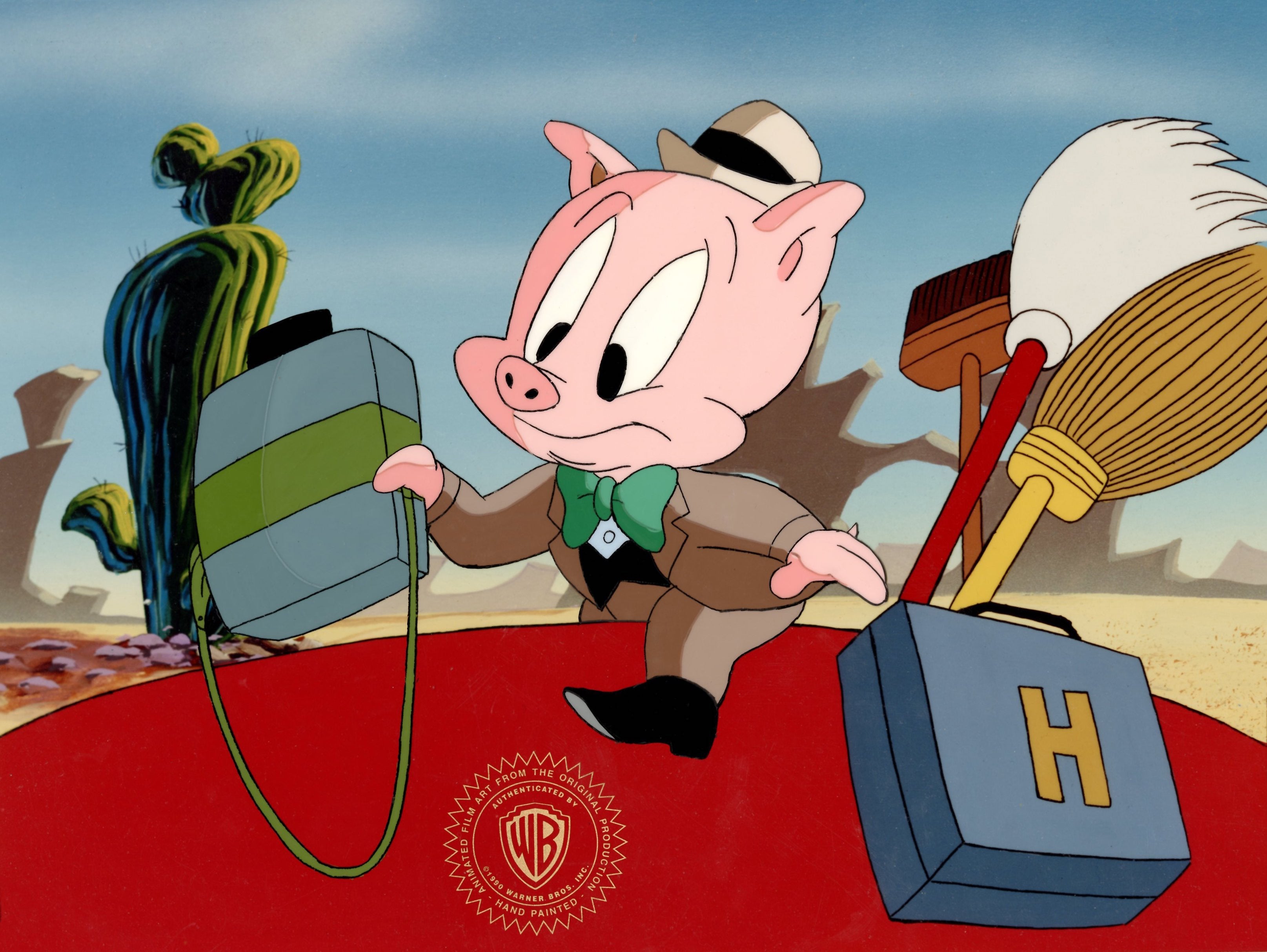 Tiny Toons Original Production Cel: Hamton J. Pig – Clampett Studio