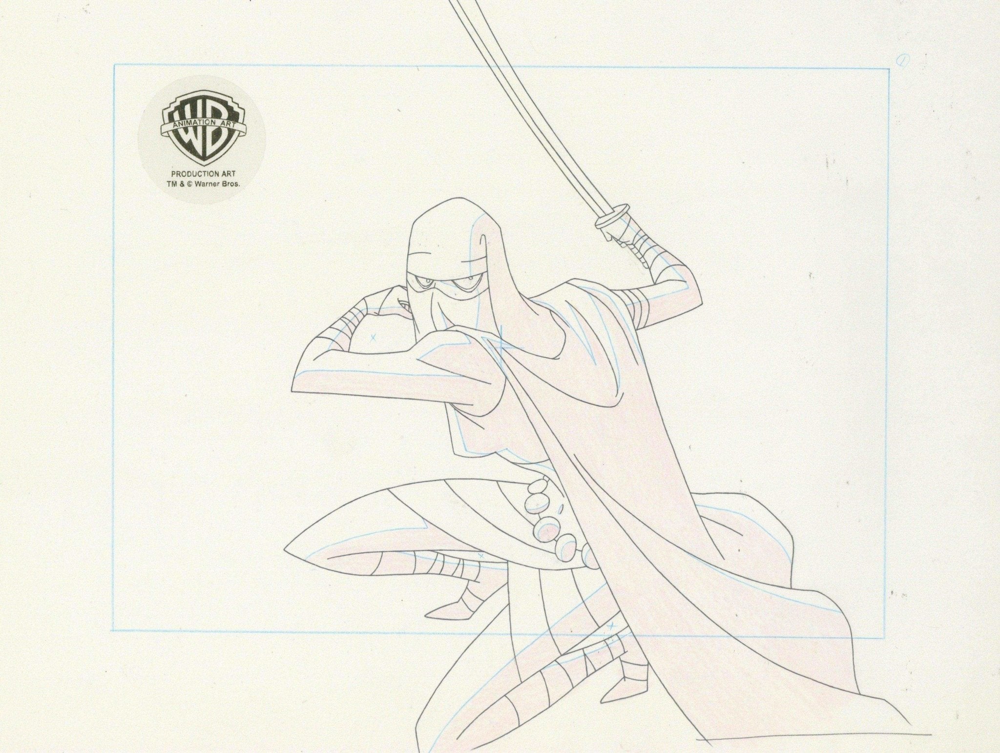 Batman Beyond Original Production Drawing: Curare – Clampett Studio