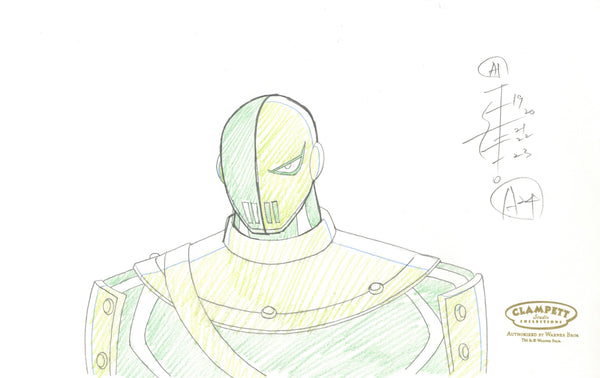 Teen Titans Original Production Drawing: Slade – Clampett Studio