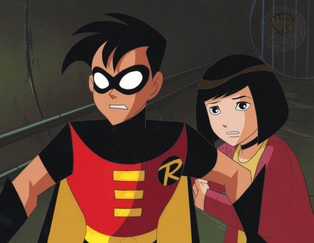 The New Batman Adventures Original Production Cel: Robin and Annie ...