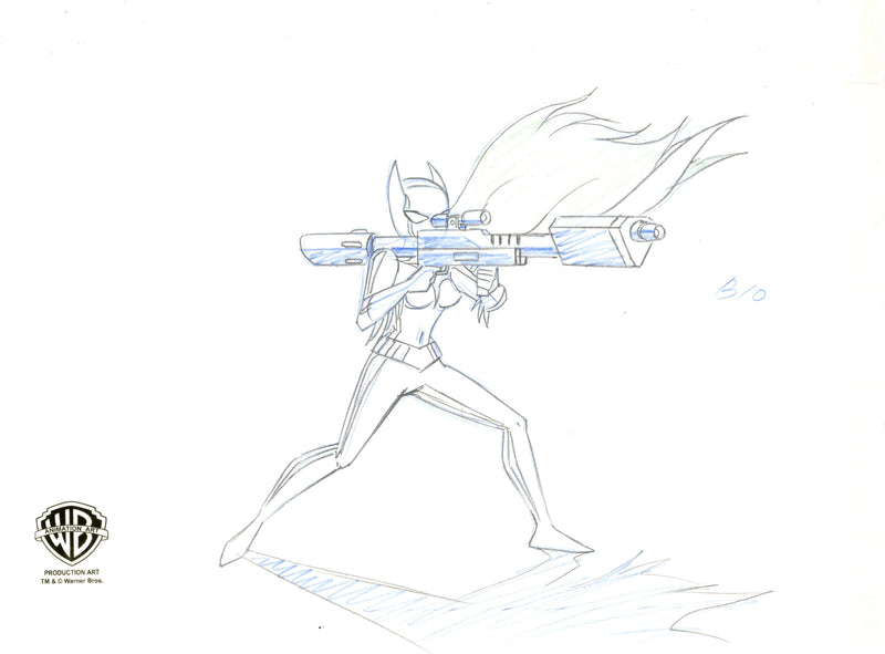 Batman: Mystery of the Batwoman Original Production Drawing: Batwoman ...