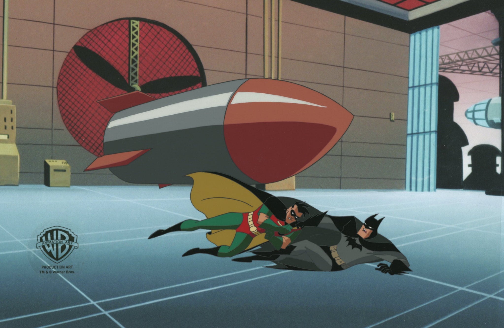 The New Batman Adventures Original Production Cel: Batman and Robin ...
