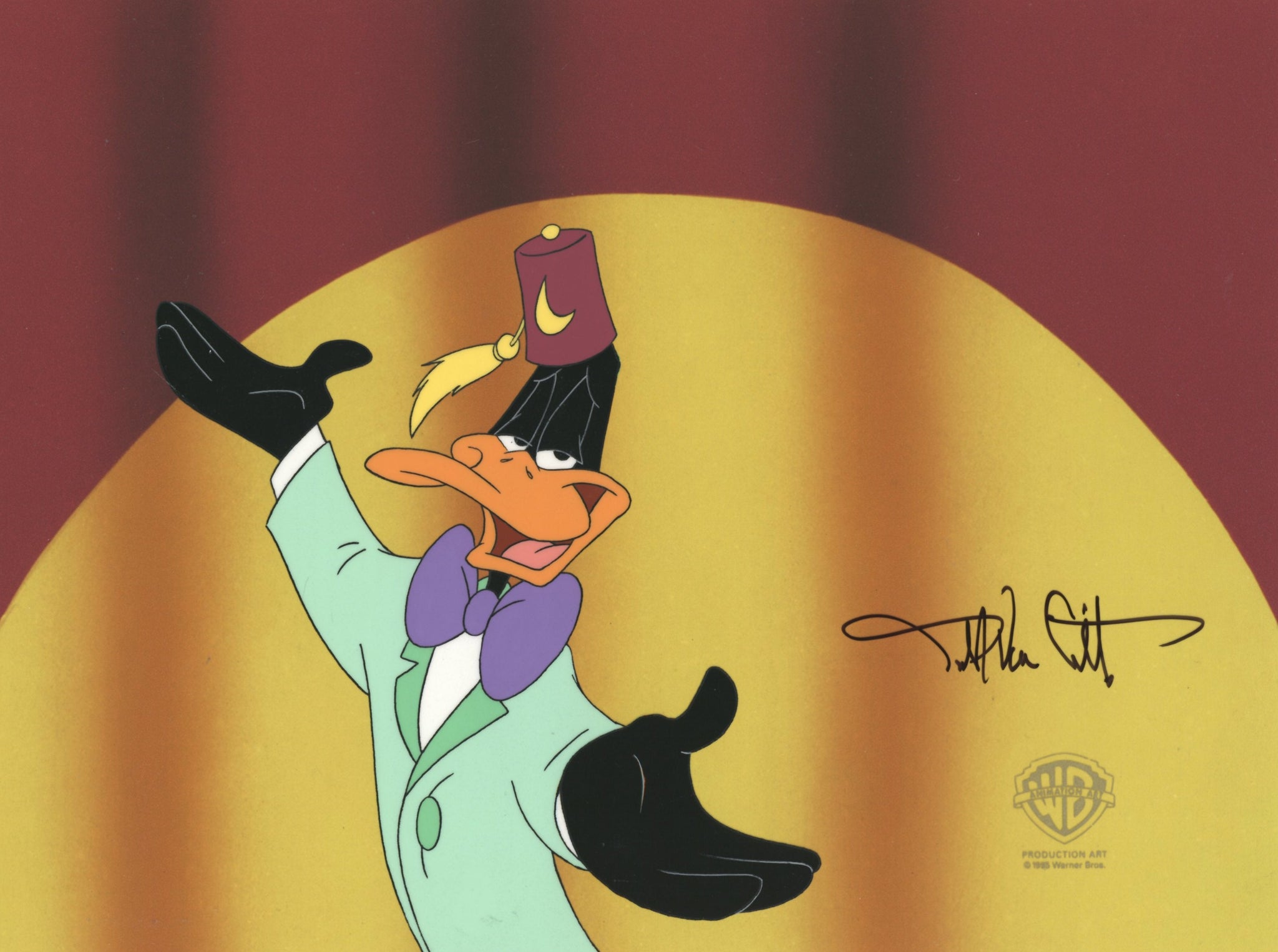 Looney Tunes Original Production Cel Signed by Darrell Van Citters: Da ...