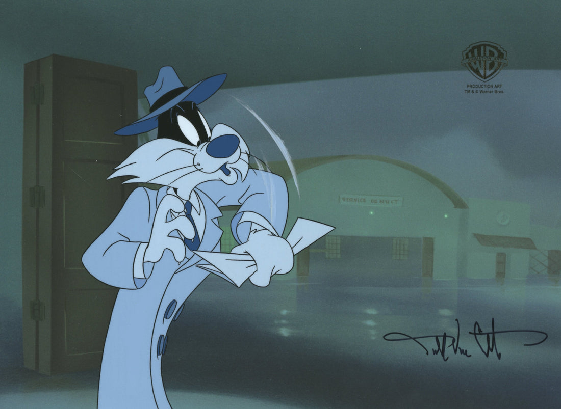 Looney Tunes Original Production Cel signed by Darrell Van Citters: Sy – Clampett Studio