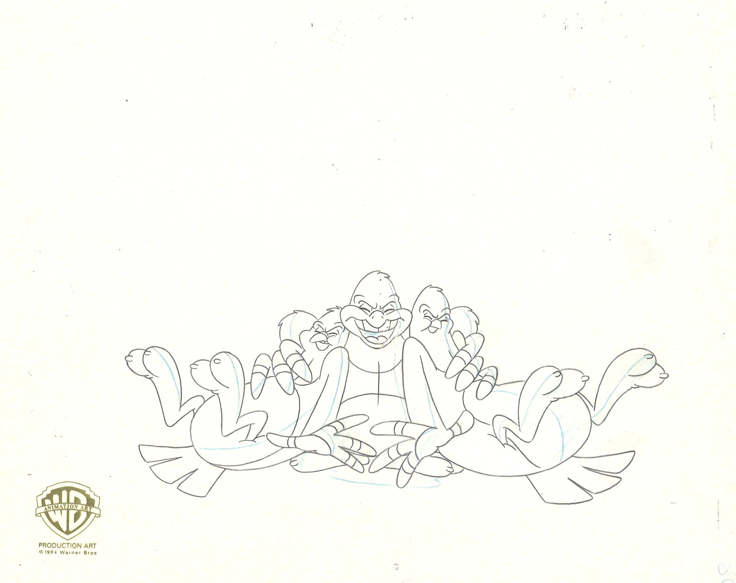 Animaniacs Original Production Drawing: The Goodfeathers – Clampett Studio