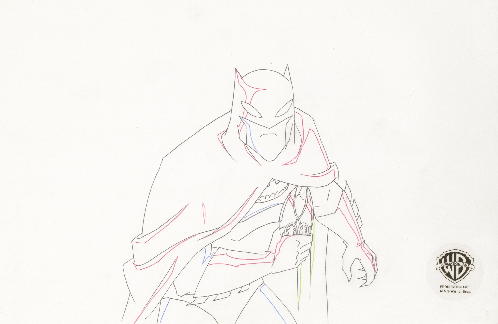 The Batman Original Production Drawing: Batman – Clampett Studio