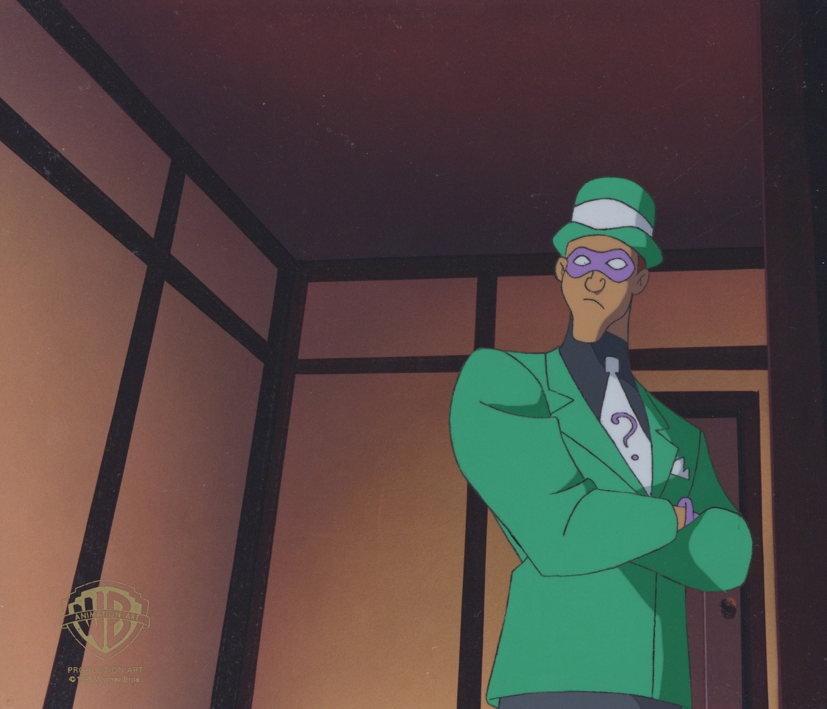 Batman The Animated Series Original Production Cel: Riddler – Clampett ...