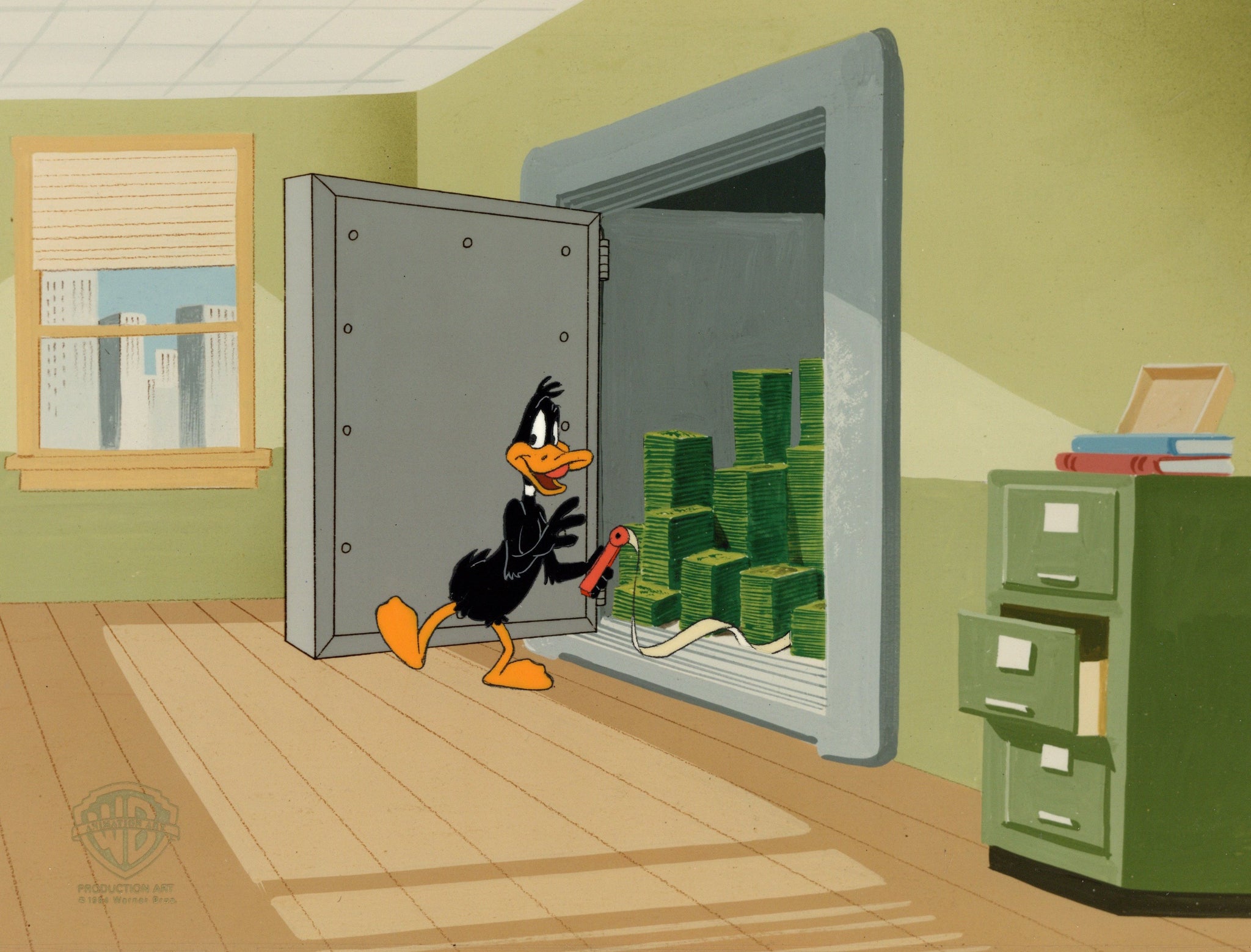 Looney Tunes Original Production Cel: Daffy Duck – Clampett Studio