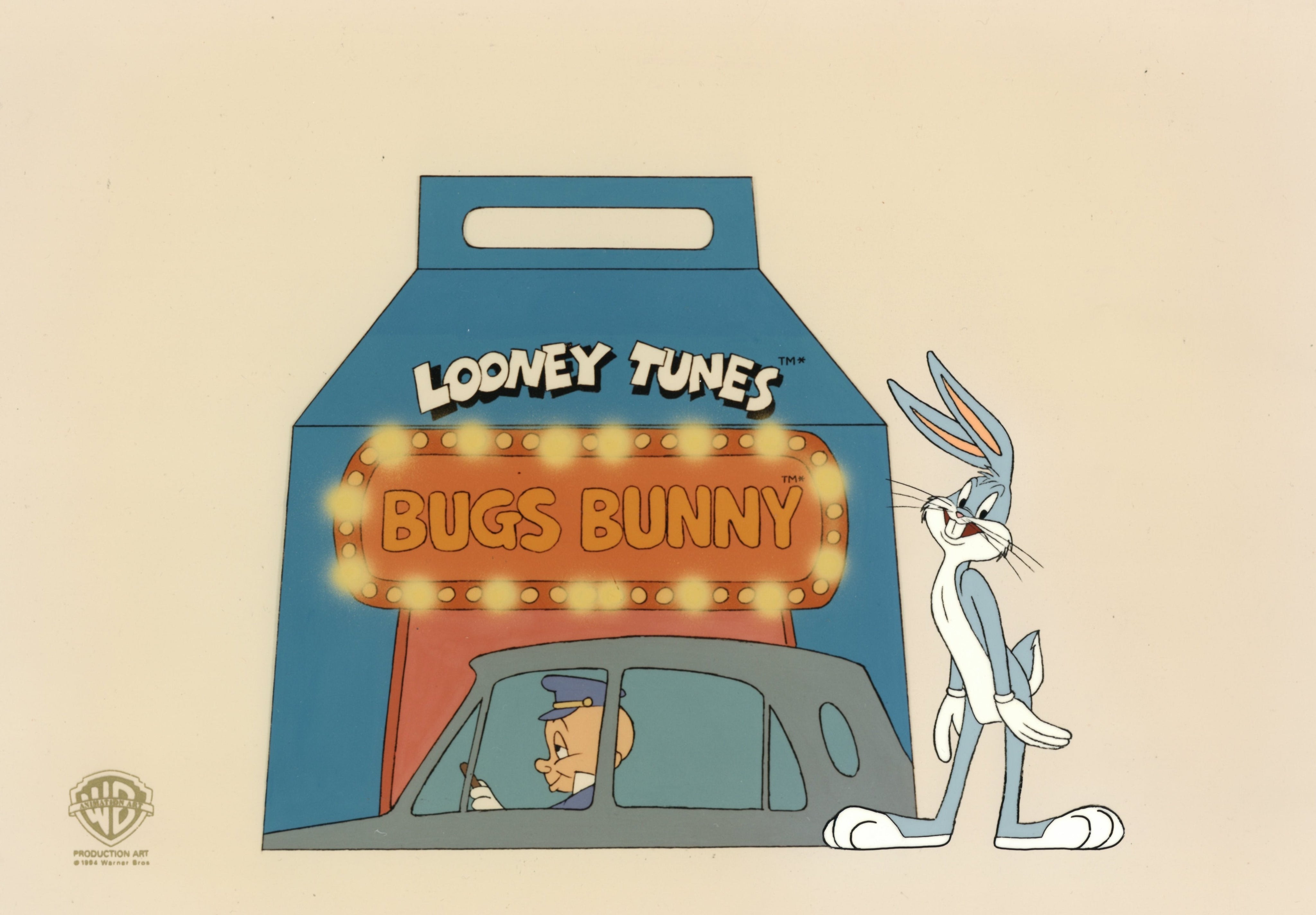 Looney Tunes Original Production Cel: Bugs Bunny, Elmer Fudd – Clampett ...