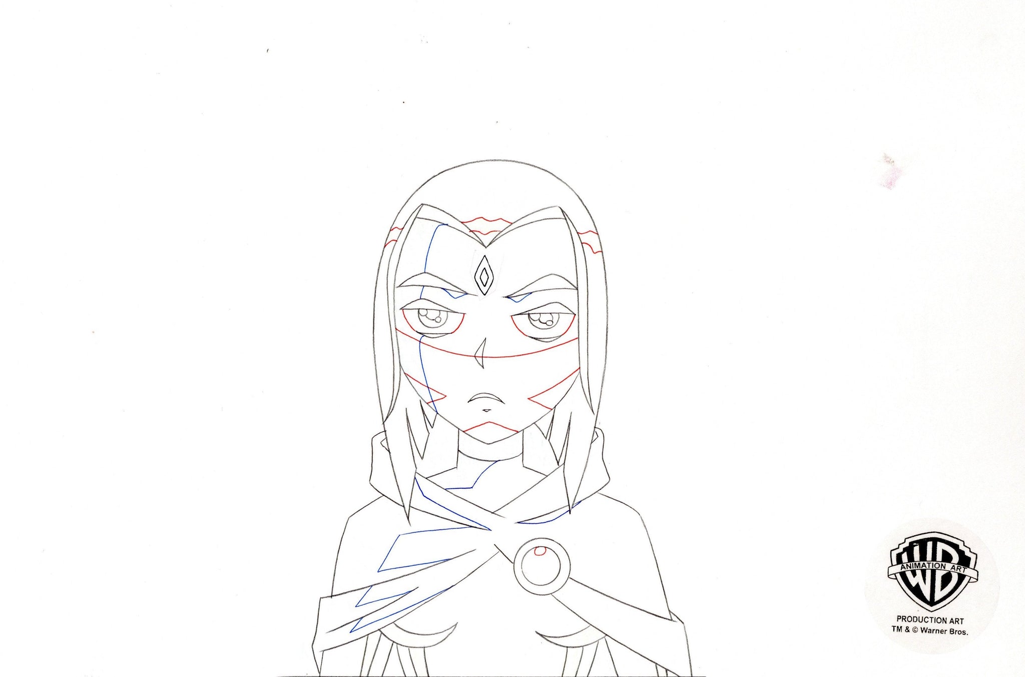 Teen Titans Original Production Drawing: Raven – Clampett Studio