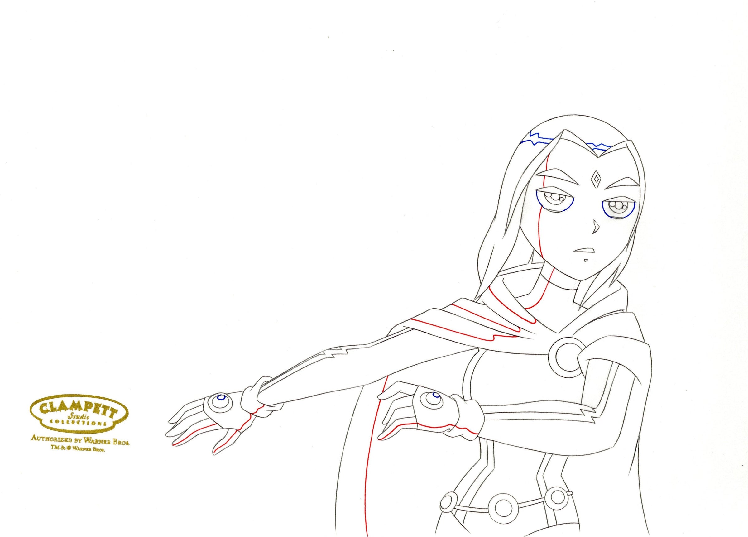 Teen Titans Original Production Drawing: Raven – Clampett Studio