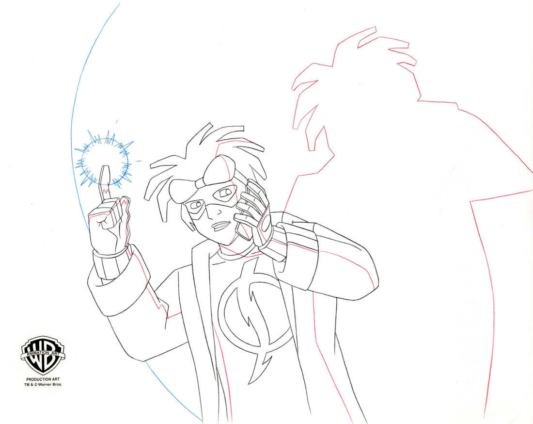 Static Shock Original Production Drawing: Static Shock – Clampett Studio