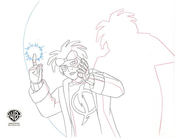 Static Shock Original Production Drawing: Static Shock – Clampett Studio