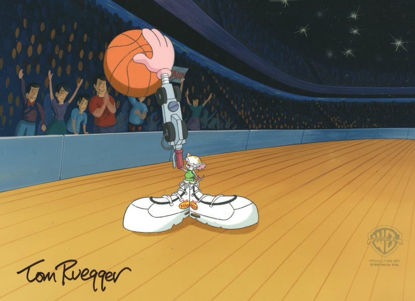 Pinky And The Brain Original Production Cel Signed by Tom Ruegger: Bra ...