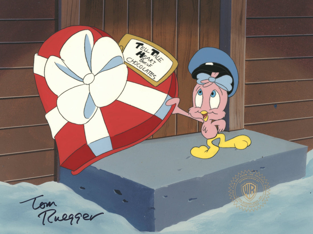 Tiny Toon Adventures Original Production Cel Signed by Tom Ruegger: Sw ...