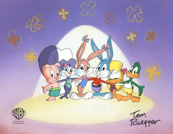 Tiny Toon Adventures Original Production Cel Signed by Tom Ruegger: Ti ...
