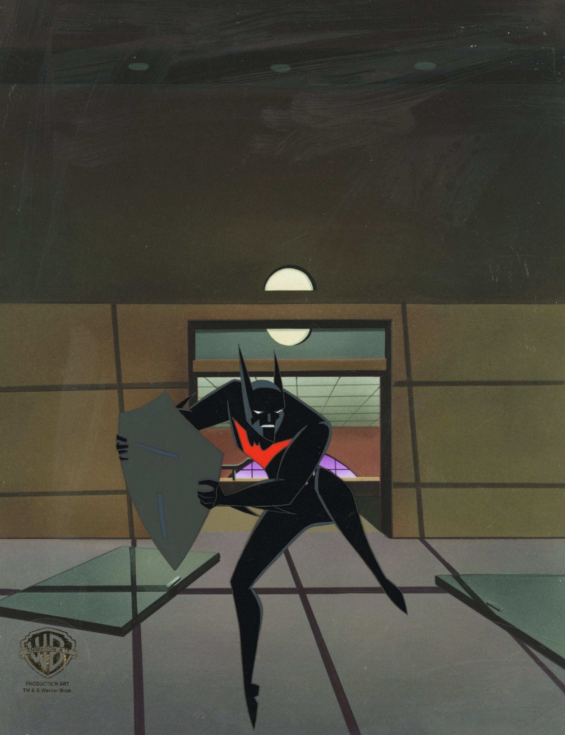 Batman Beyond Original Production Cel: Batman – Clampett Studio