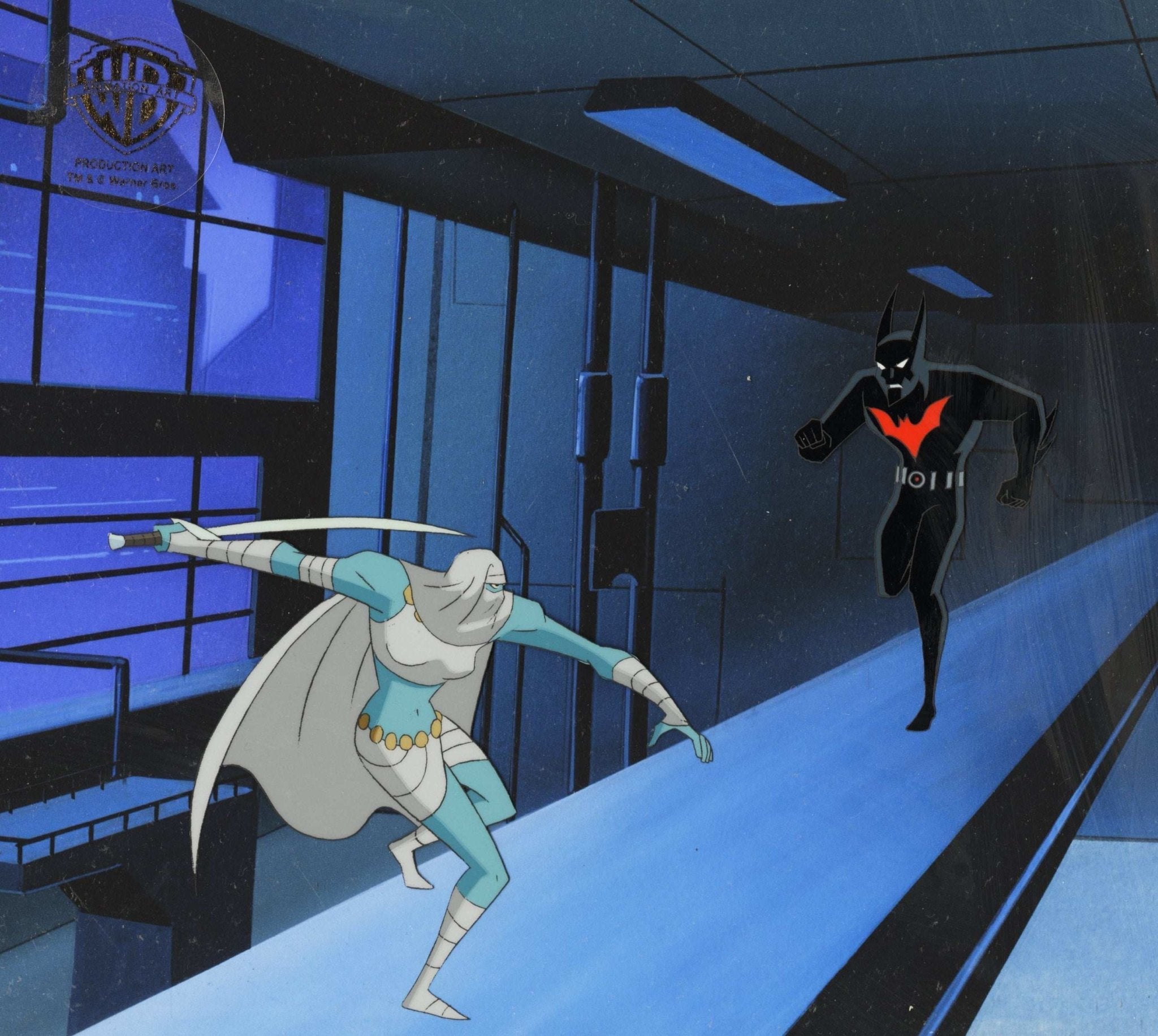 Batman Beyond Original Production Cel: Batman and Curare – Clampett Studio