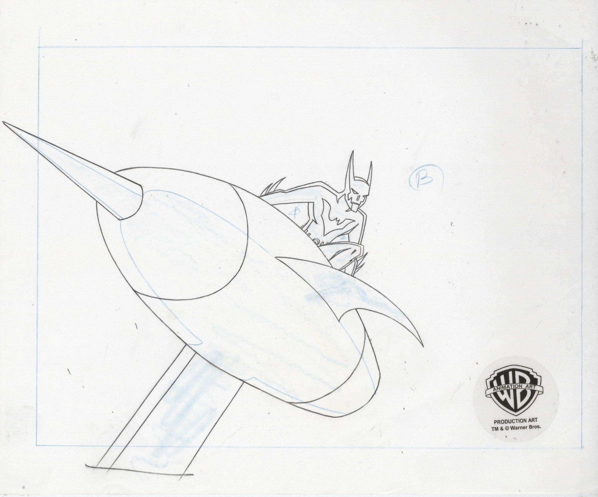 Batman Beyond Original Production Drawing: Batman – Clampett Studio