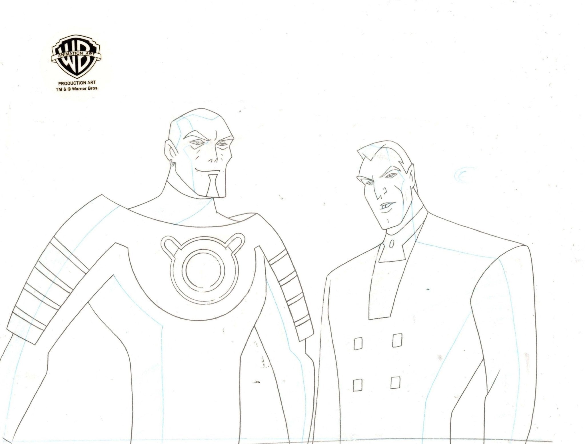 Batman Beyond Original Production Drawing: Shriek and Derek Powers ...